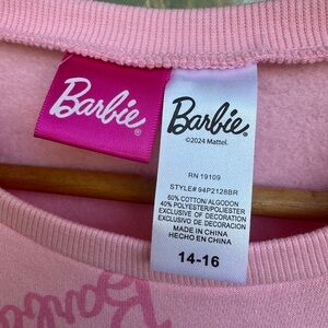 Barbie | Matching Sets | Barbie Pink Matching Jogger And Sweatshirt Set ...